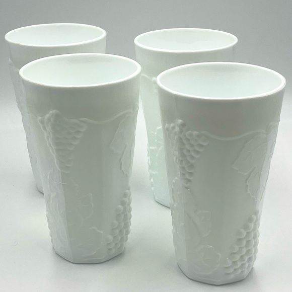 Indiana Glass | Dining | Indiana Glass Colony Harvest Grape Set Of 4 ...